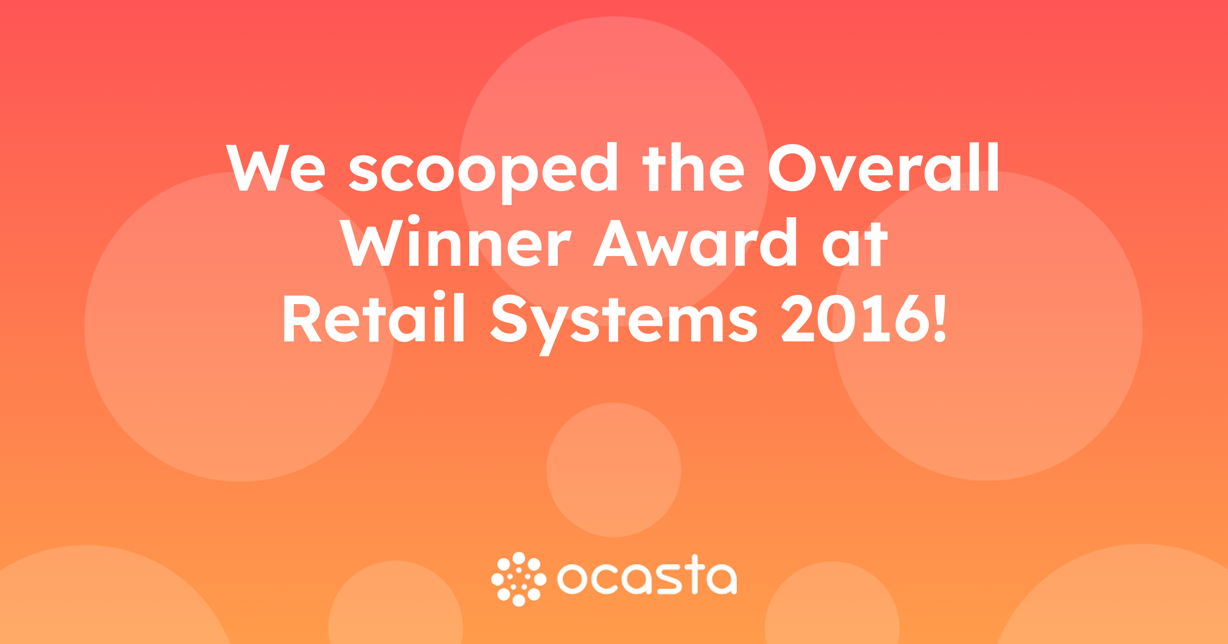 Retail Systems 2016 Winner: Ocasta & Virgin Media
