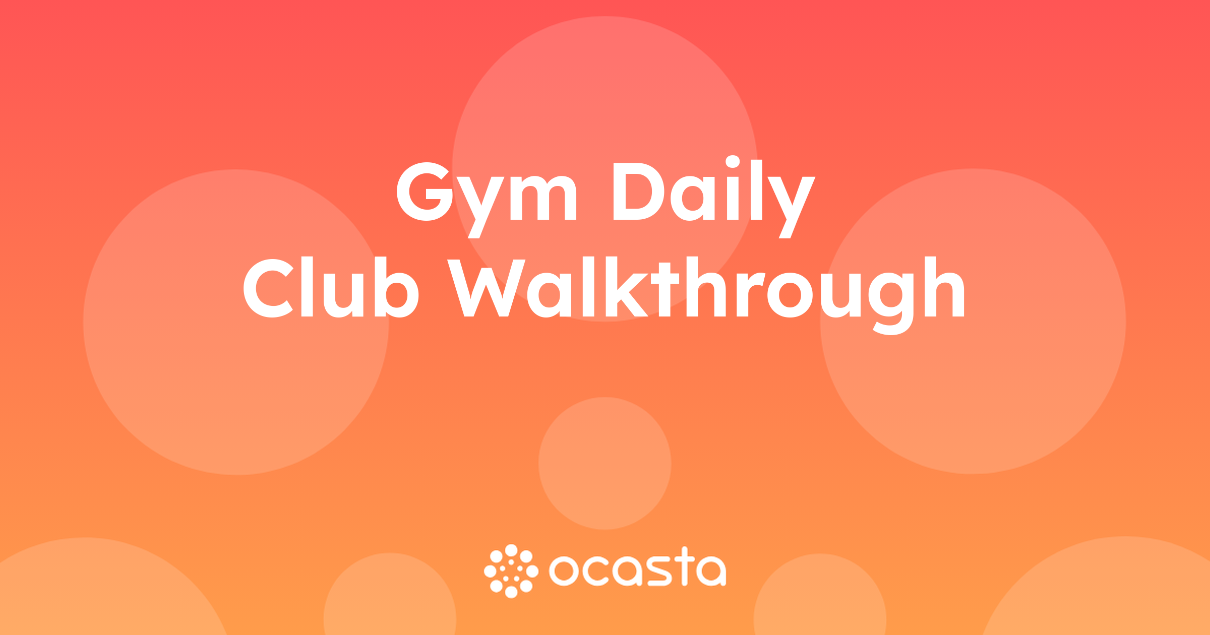 Gym Club Floor-Walk Checklist | Free Download | Try Today