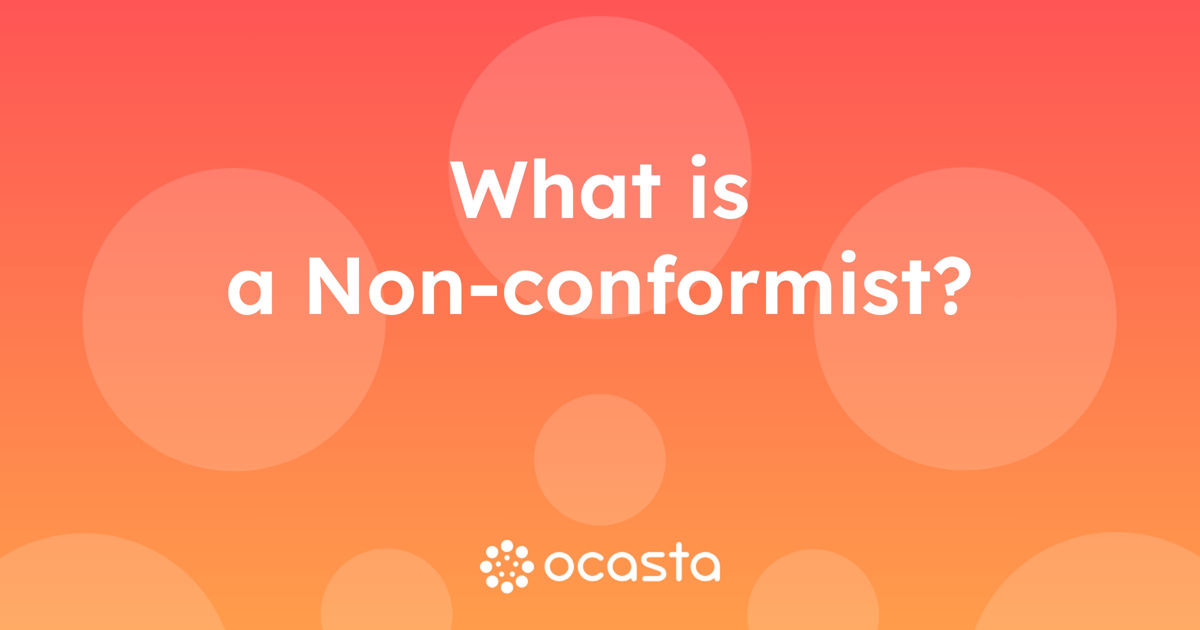 Role of Non-conformists in Innovation