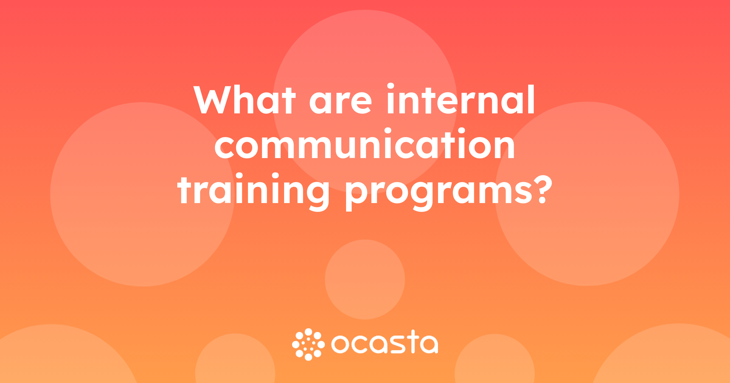 Transform Workplace Communication with Training Programs