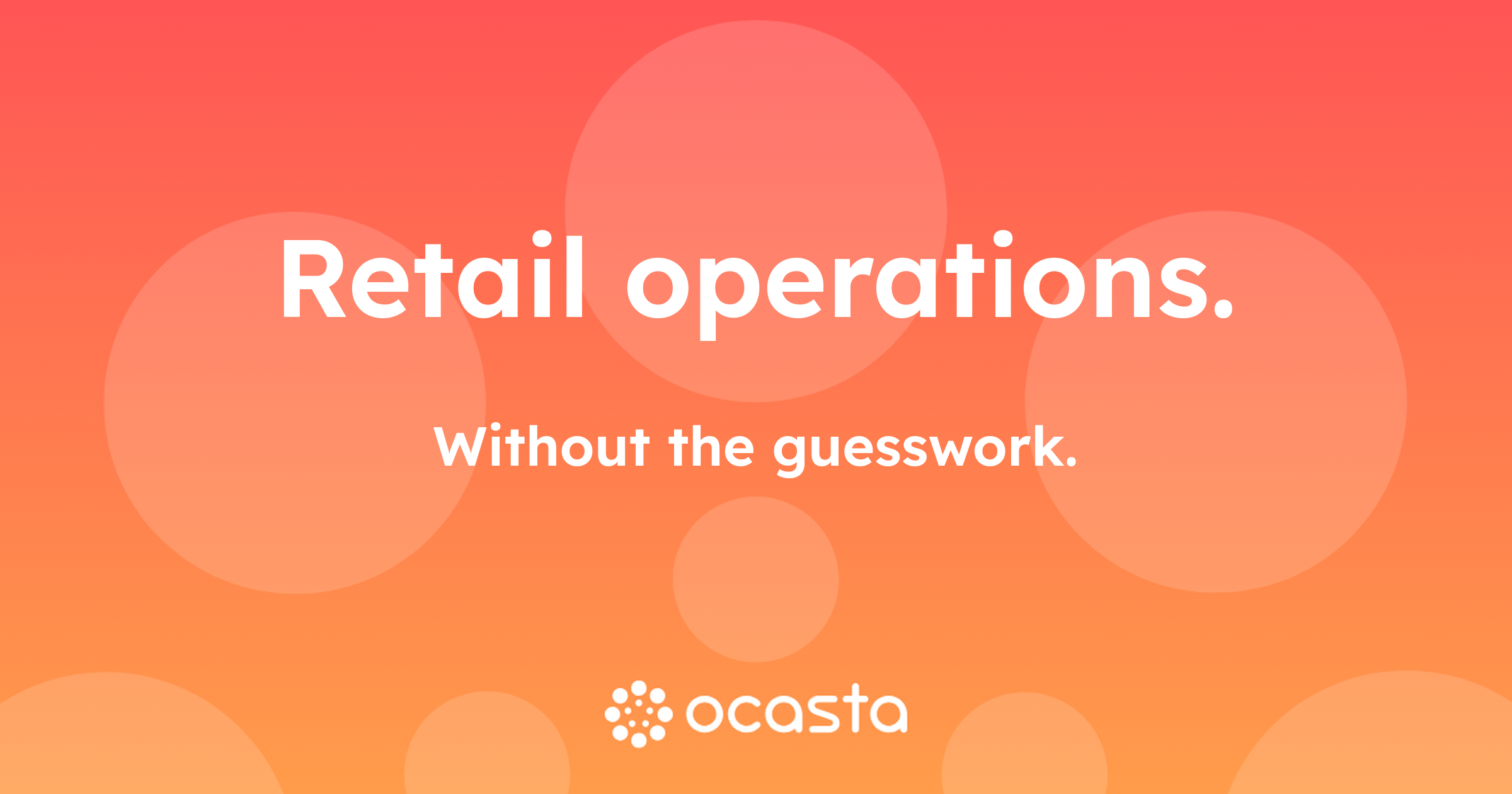 Retail Operations Platform | Ocasta